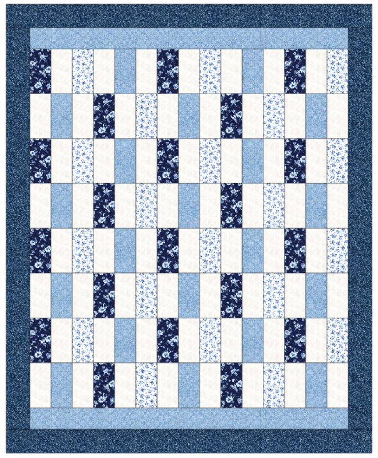 Rectangle Rhapsody Quilt Pattern - An Easy Strip Quilt Tutorial ...